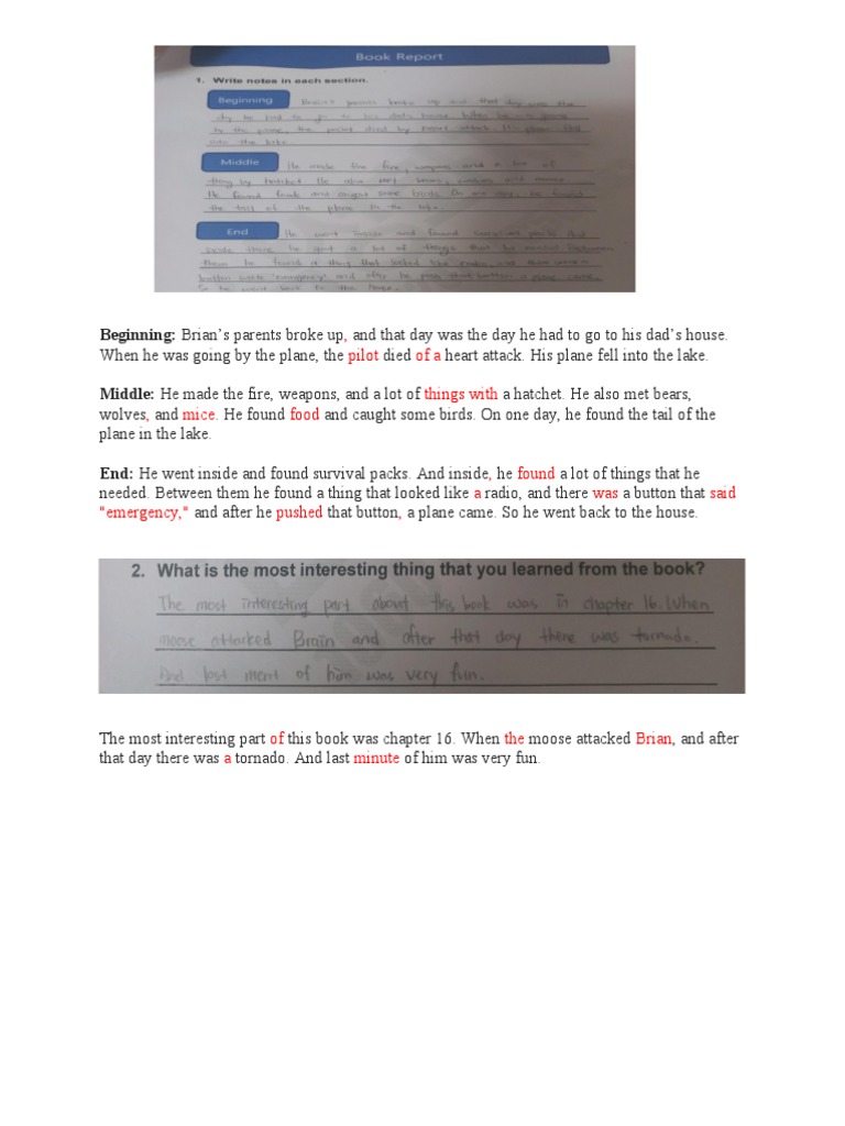 Luna - Hatchet Chapters 16-20 | PDF