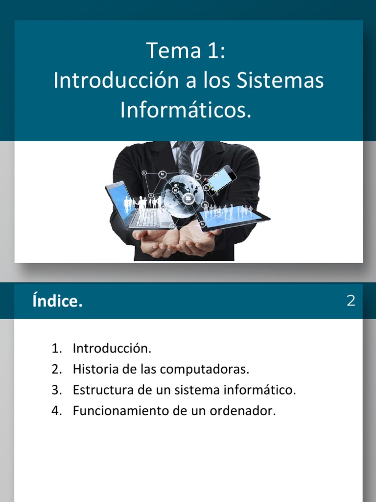 Tema 1. Introduccion A Los Sistemas Informáticos | PDF | Almacenamiento de datos de la ...