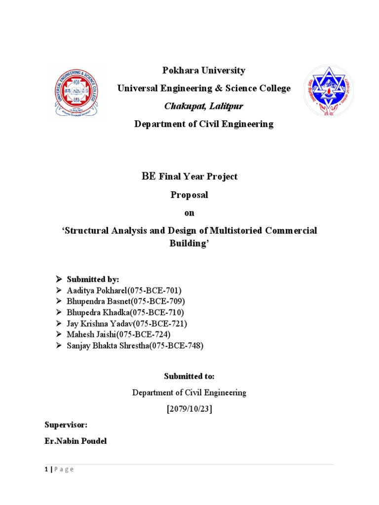 Structural Analysis and Design of a Seven Story Commercial Building in ...