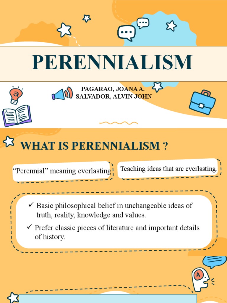 Reporting Perennialism | PDF | Rationality | Mind