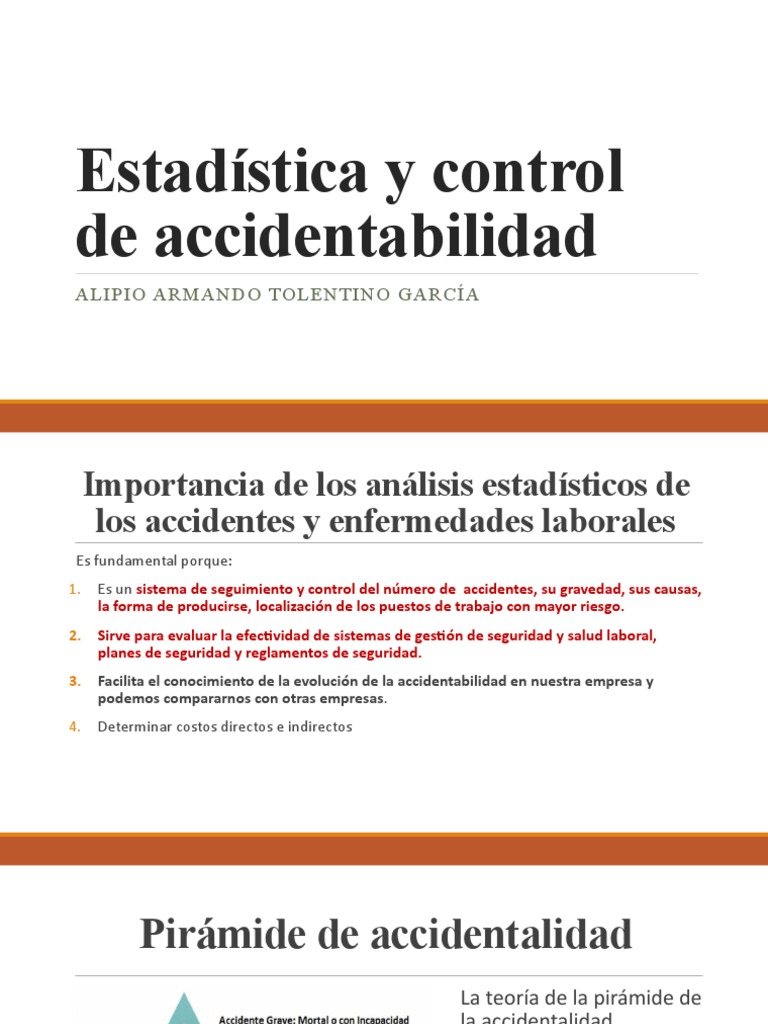 Estadísticas y Control de Accidentabilidad | PDF | Intervalo de confianza