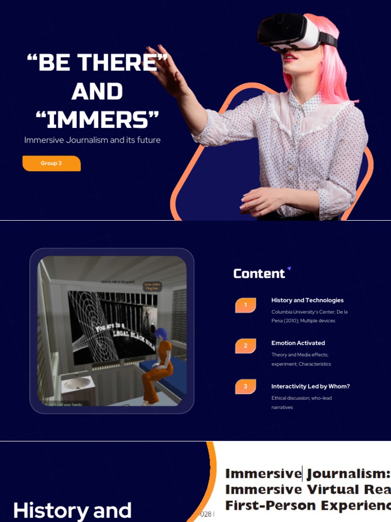 Future of Immersive Journalism Insights | PDF | Augmented Reality ...