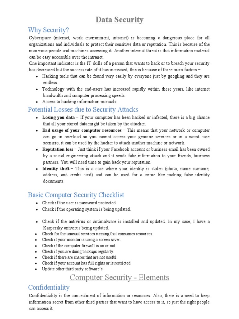 Data Security | PDF | Cloud Computing | Software As A Service