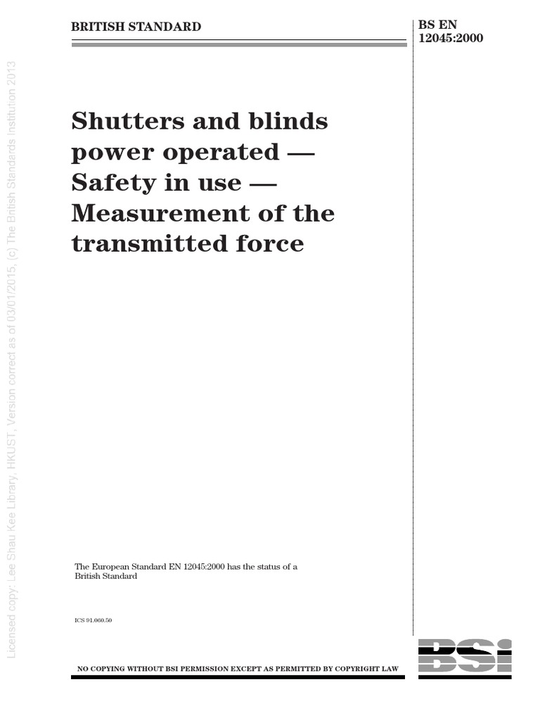 BS en 12045-2000 | PDF