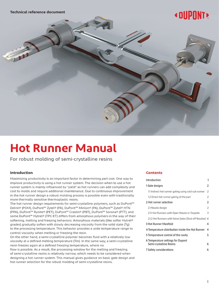 DuPont Hot Runner Manual | PDF | Heat Transfer | Heat