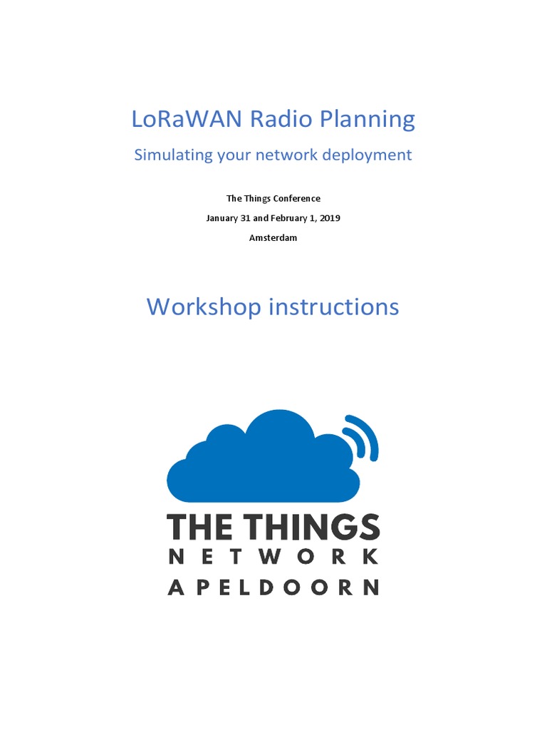 LoRaWAN Radio Planning Simulating Your Network Deployment | PDF ...