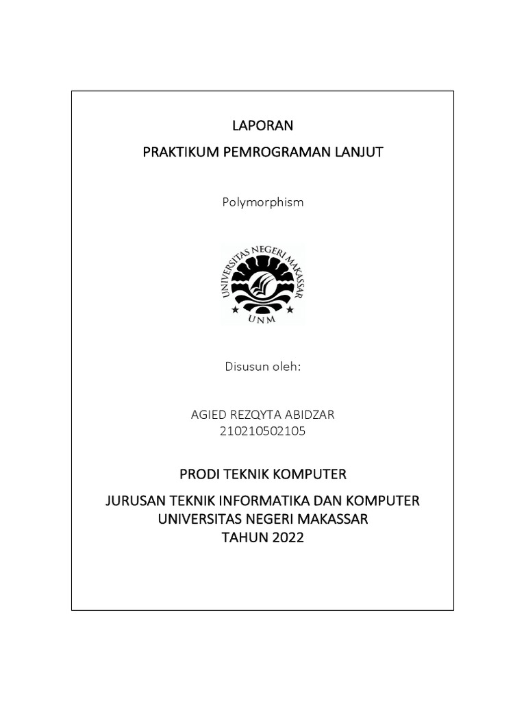 Laporan 6 Pemograman Lanjut | PDF