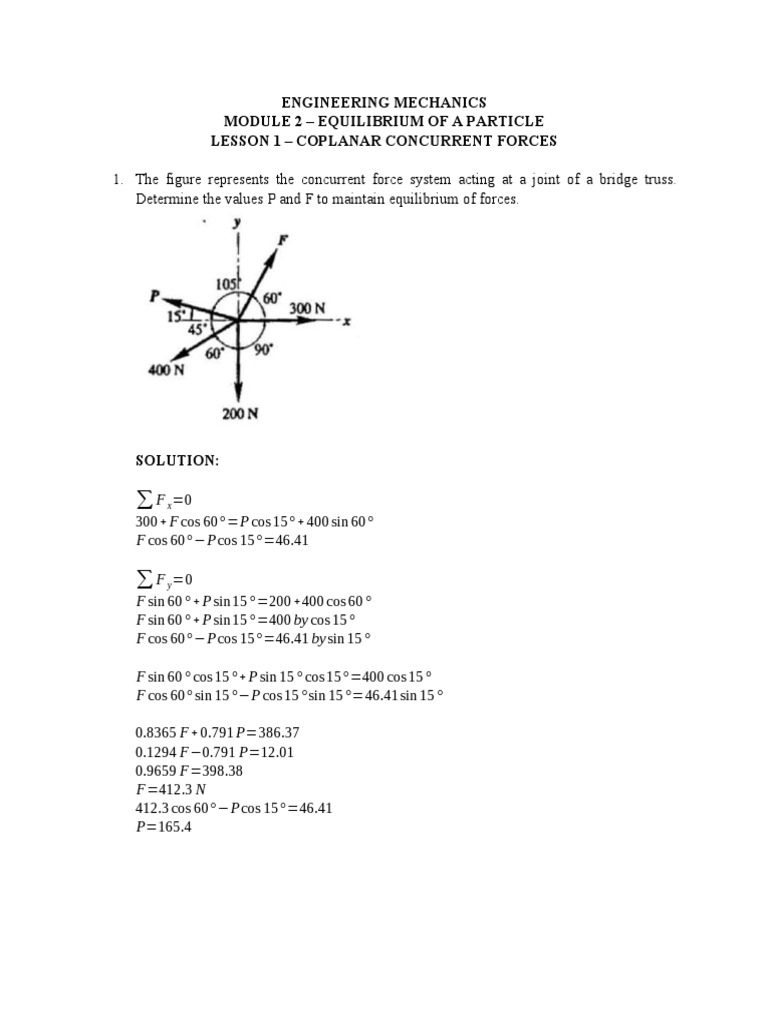 ENGINEERING MECHANICS (AutoRecovered) | PDF | Tension (Physics) | Mechanics