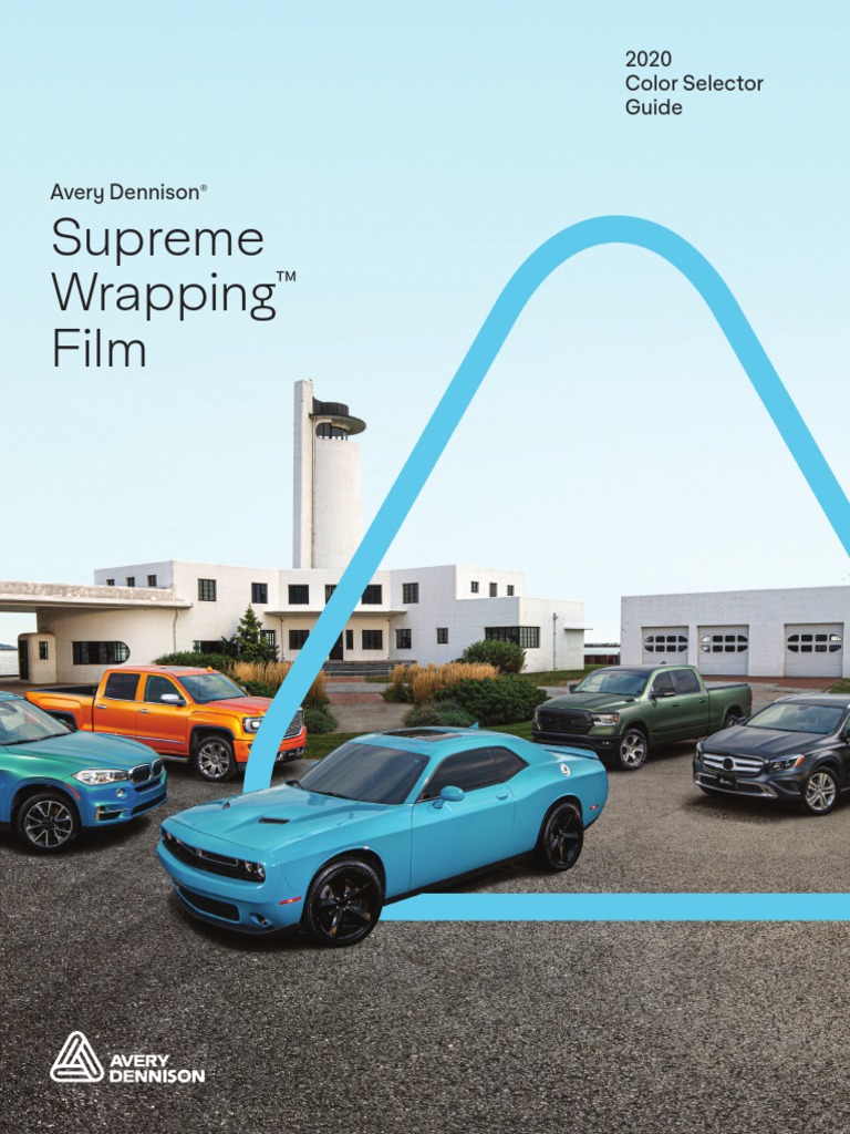 Avery Dennison Supreme Wrapping Film Color Guide | PDF | Grey | Blue