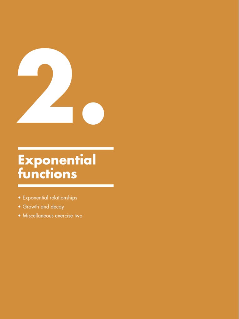 Exponential Functions PDF | PDF | Exponential Function | Function (Mathematics)