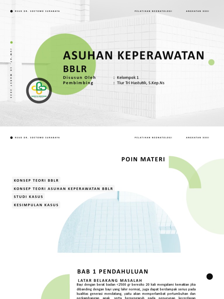 Askep Kelompok BBLR | PDF