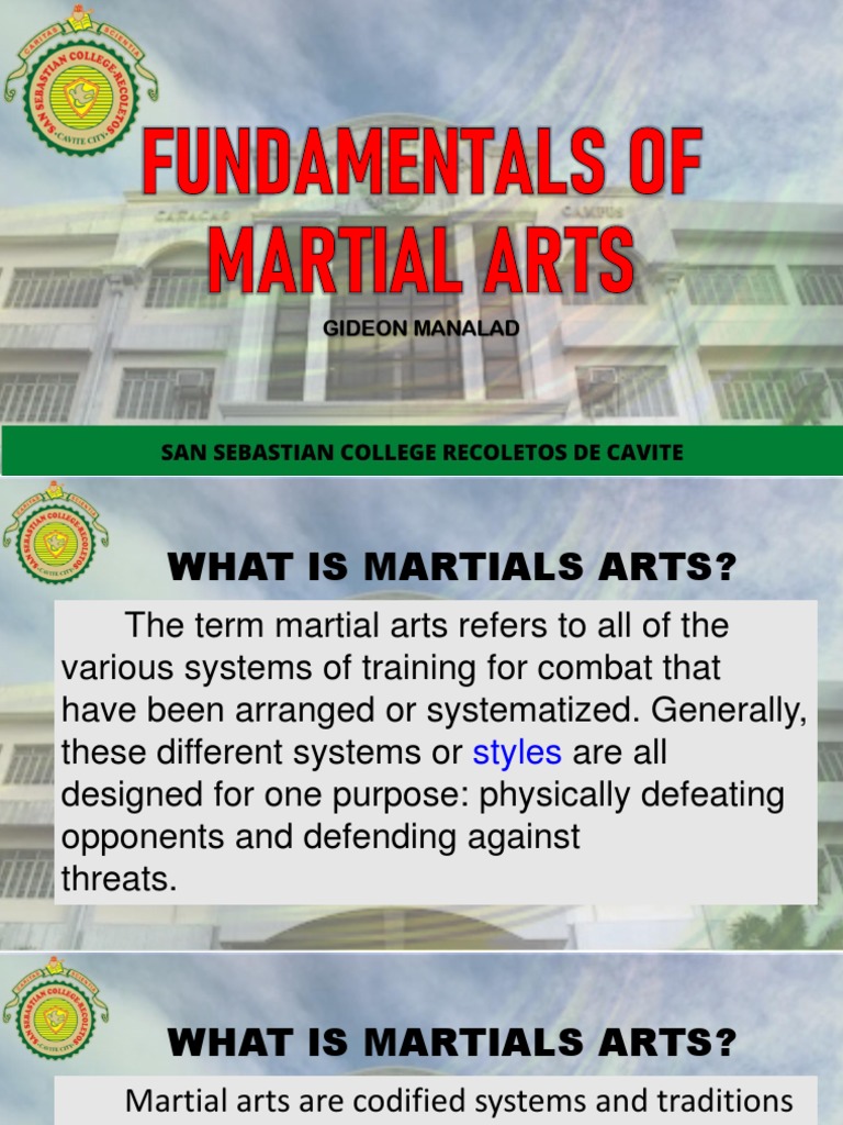 Fundamentals of Martial Arts | PDF