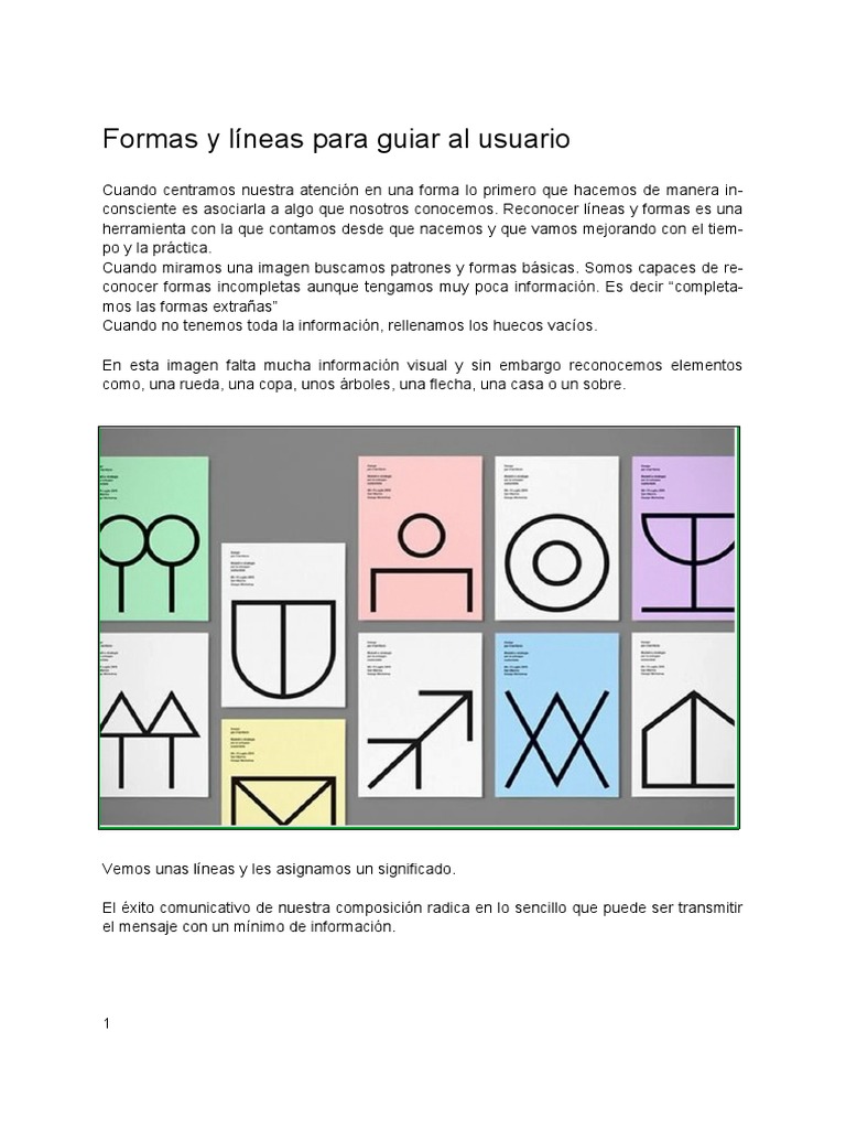1 - Fundamentos Del Diseño - Formas y Líneas | PDF