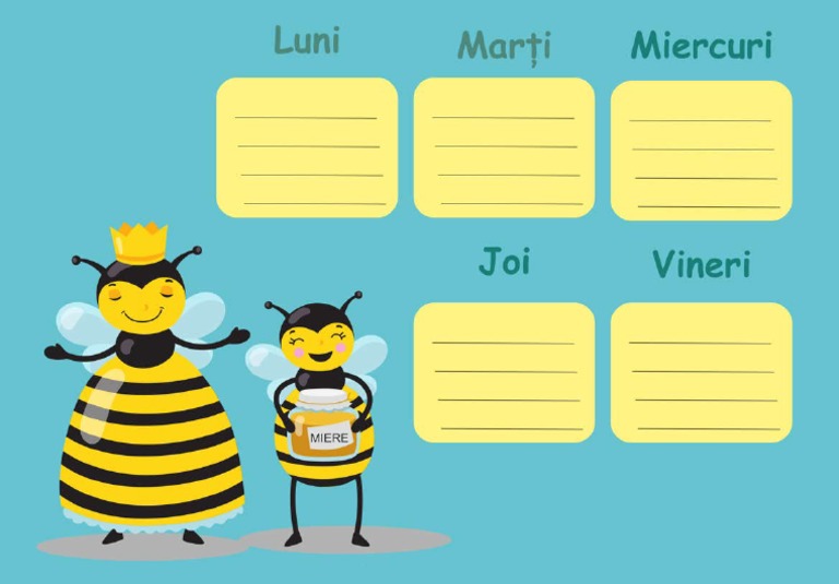 Clasa Albinutelor Orar 2 | PDF