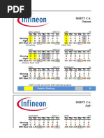 2025 Printable 4 on 4 Off Calendar | PDF