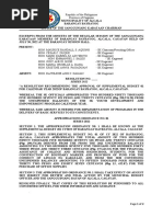 Resolution Realignment Sample Format | PDF | Philippines