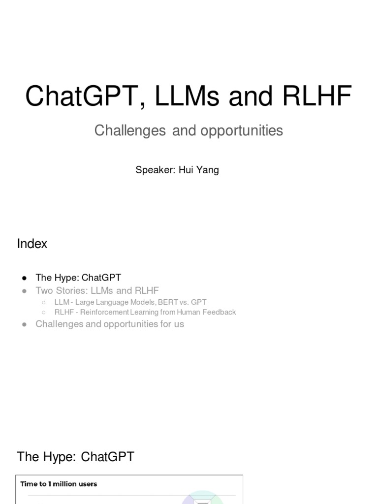 ChatGPT, LLM and RLHF | PDF | Emerging Technologies | Systems Science