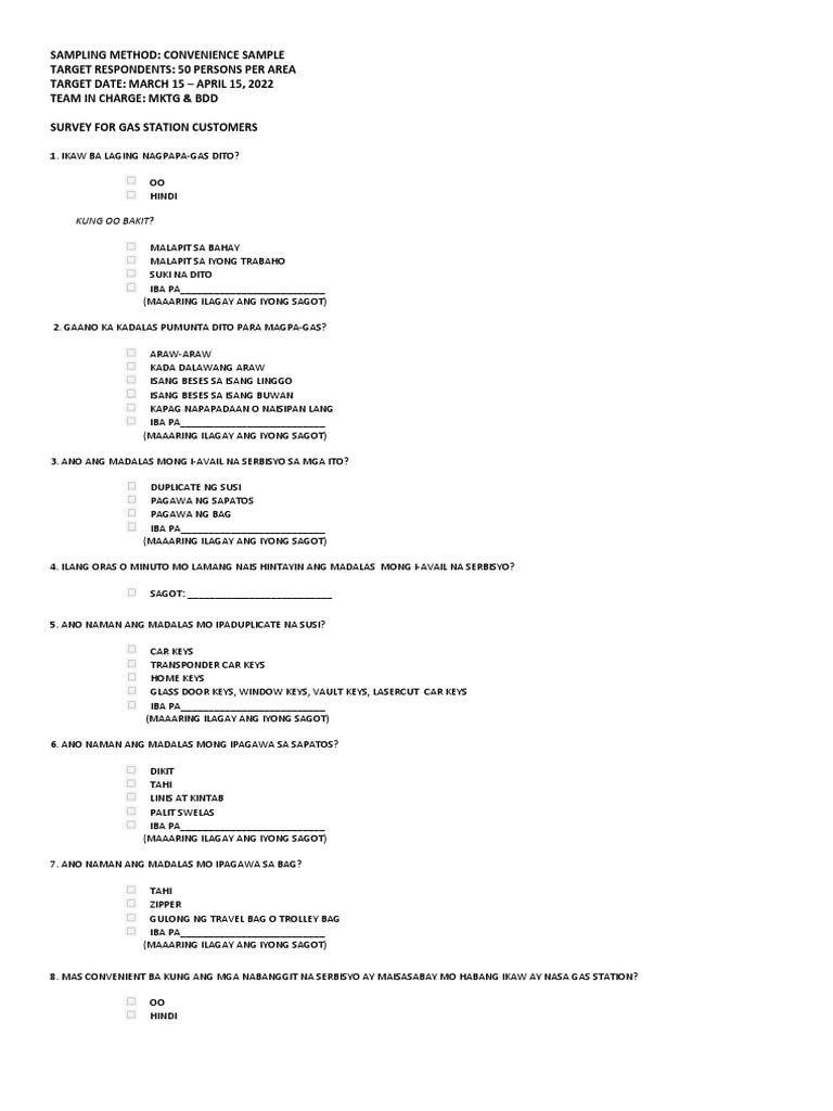 Ambush Survey Van Project | PDF