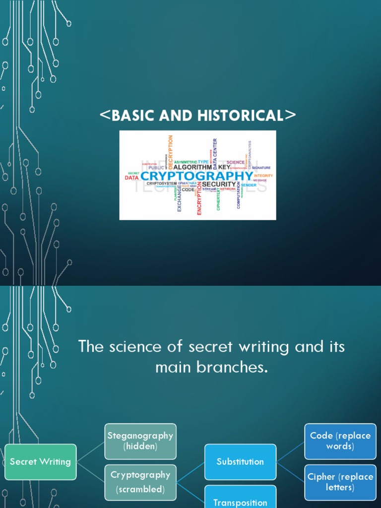Basic and Historical Cryptography | PDF | Cryptography | Cipher