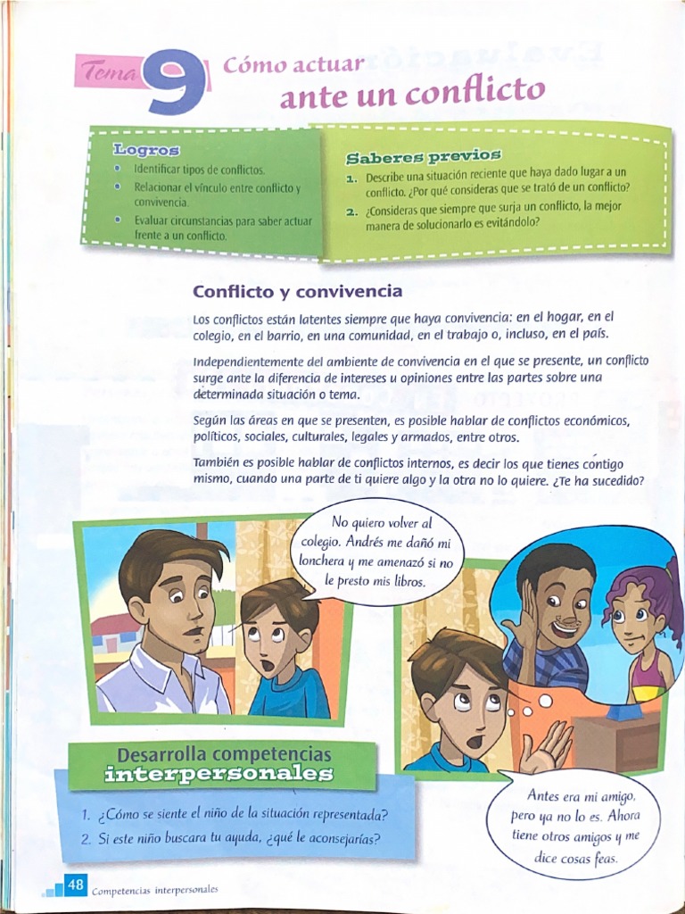 Tema 9. Cómo Actuar Ante Un Conflicto PDF | PDF