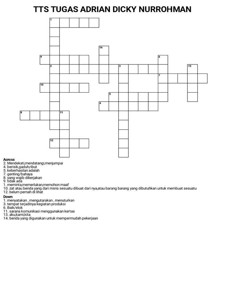 Tts Tugas Adrian Dicky Nurrohman | PDF