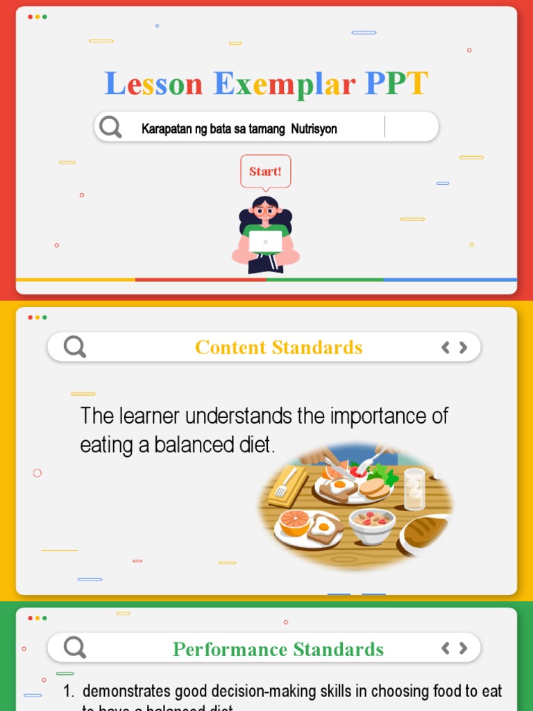 Lesson Exemplar PPT Template-G2 - Health - Q1-Week1 | PDF | Health ...