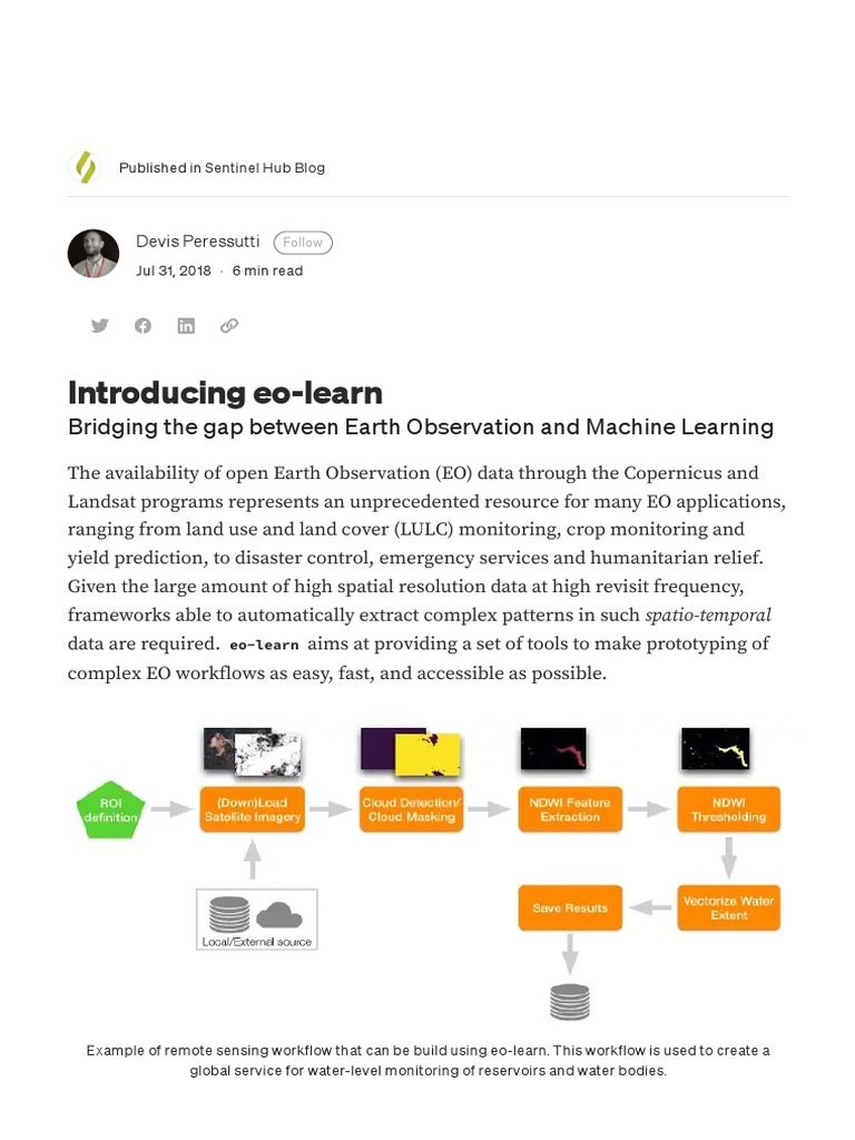 Eo Learn Intro | PDF | Interpolation | Remote Sensing