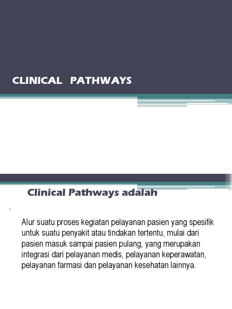 Clinical Pathways | PDF
