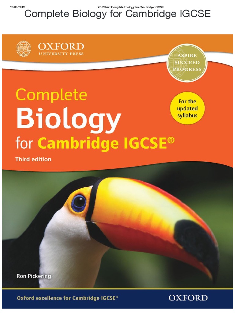 Complete Biology For Cambridge IGCSE PDF | PDF | Educational ...