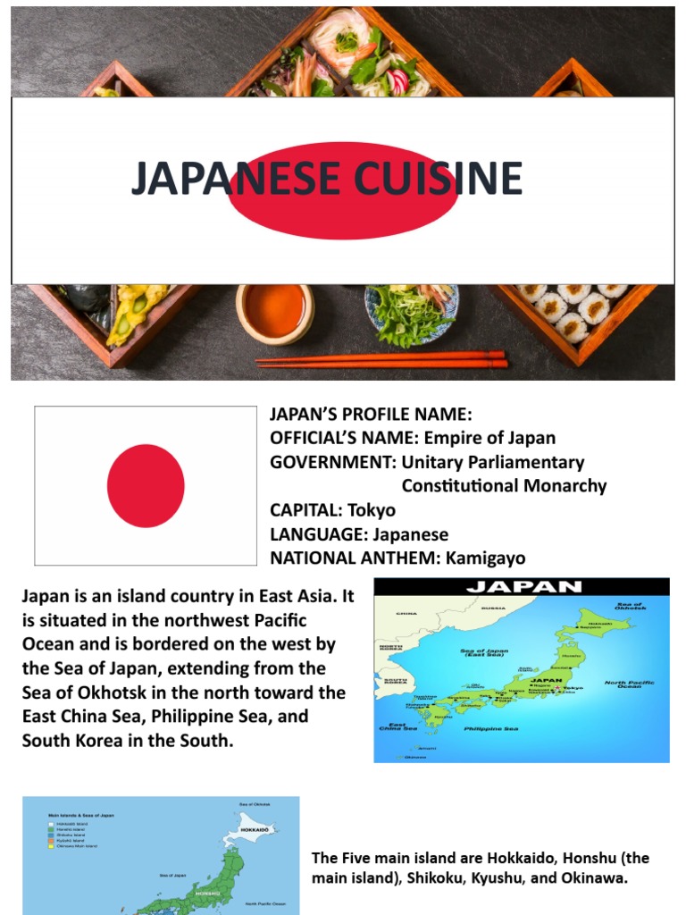 Japanese Cuisine | PDF | Japan | Japanese Cuisine