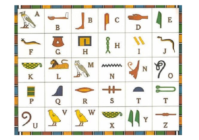 Abecedario Egipcio | PDF
