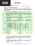 Final Preboard Exam - MSTE - Solution | PDF | Traffic | Soil