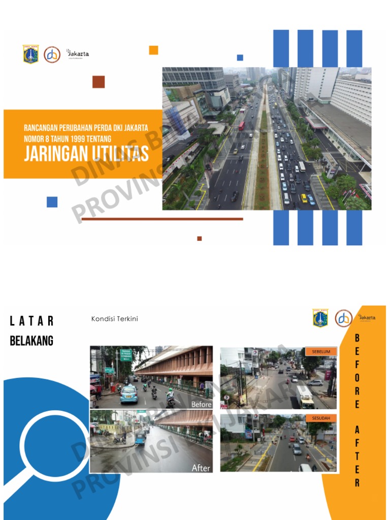 Bahan Paparan Bapemperda DPRD Usulan Raperda Jaringan Utilitas Rev 4 Secured | PDF