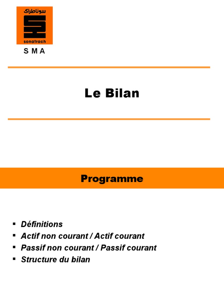 Le Bilan | PDF | Bilan comptable | Capitaux propres