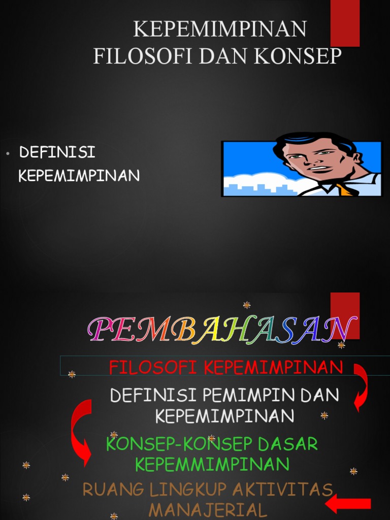 MATERI P2 - Filosofi Dan Konsep Kepemimpinan PDF | PDF