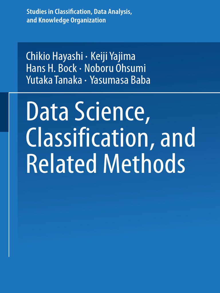 Data Science, Classification, and Related Methods PDF | PDF | Cluster ...