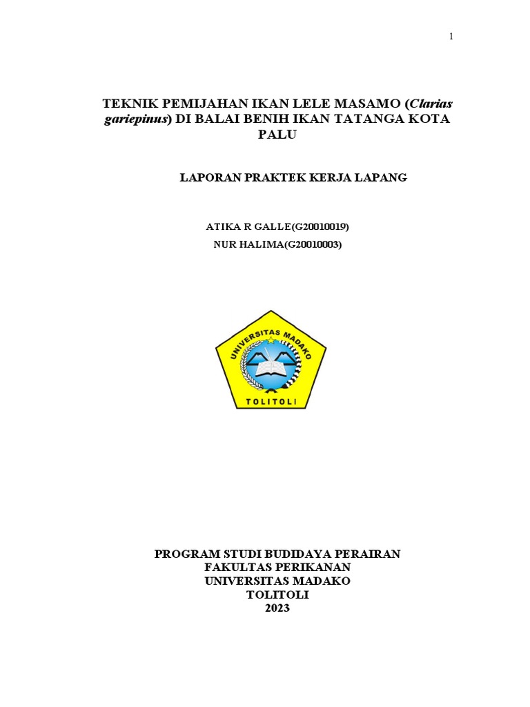 Laporan PKL KU | PDF
