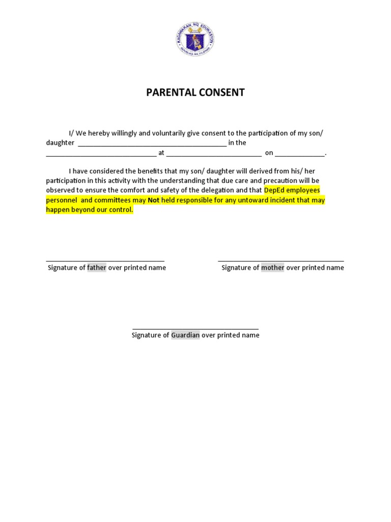 Parent Consent | PDF