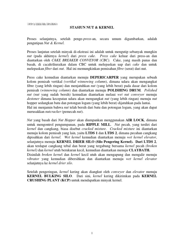 Materi Kernel Plant PDF | PDF | Teknologi & Rekayasa