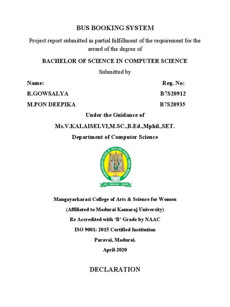 Bus Booking System | PDF | Data Mining | Html