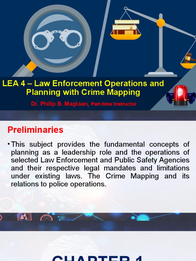 Law Enforcement Operations & Crime Mapping | PDF