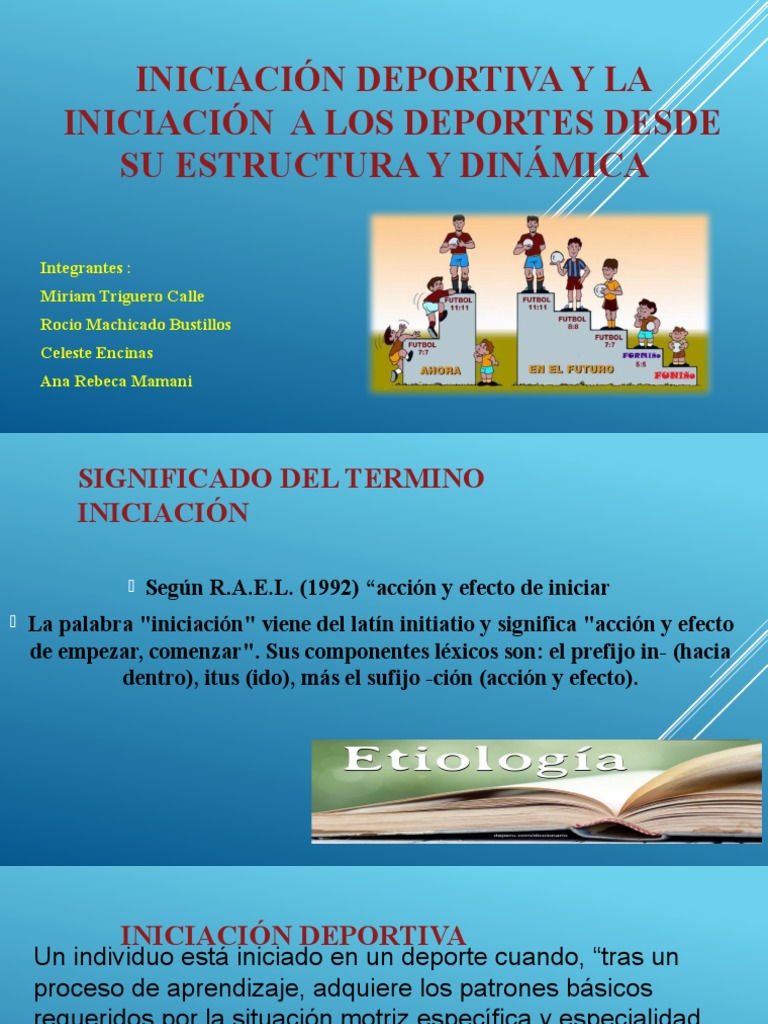La Iniciacion Deportiva | PDF | Deportes | Asociación de Futbol