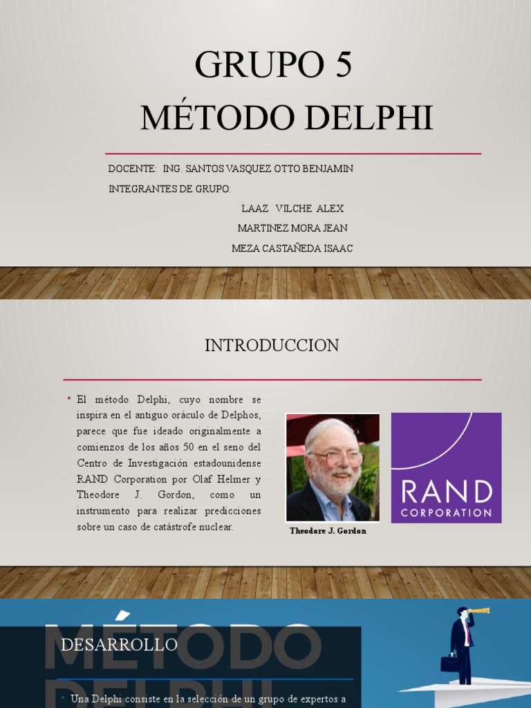 Método Delphi | Descargar gratis PDF | Cuestionario | Science