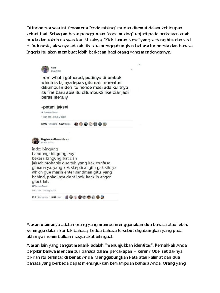 Di Indonesia Saat Ini | PDF