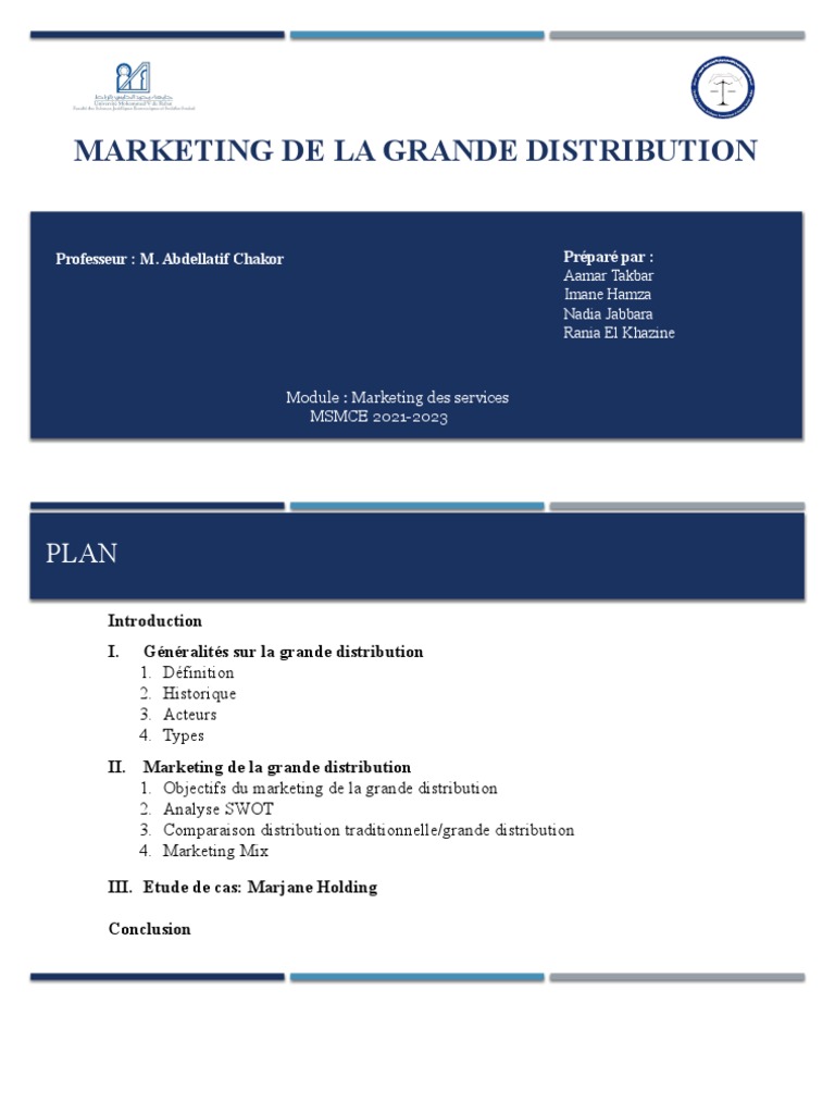 MSMCE - TA - S3 - Marketing de La Grande Distribution | PDF