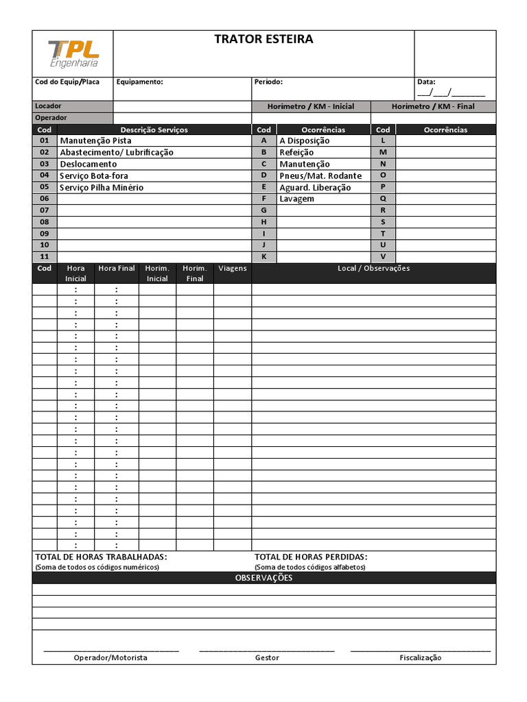Check List Trator | PDF | Indústria automobilística | Veículos terrestres