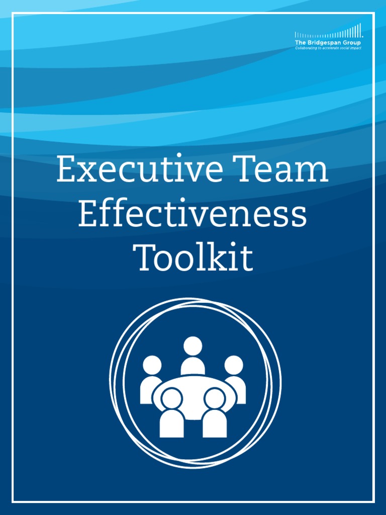 Executive Team Effectiveness Toolkit | PDF
