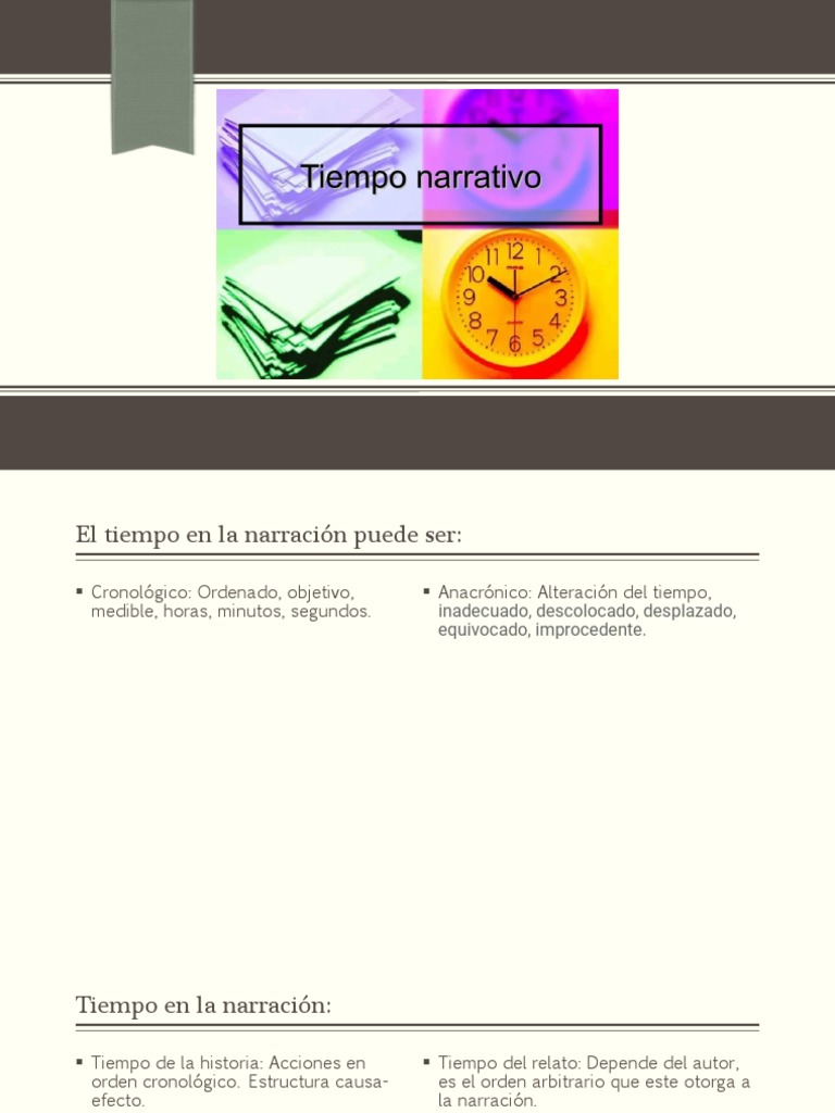 Tiempo en La Narración. Formas de Anacronía. | PDF