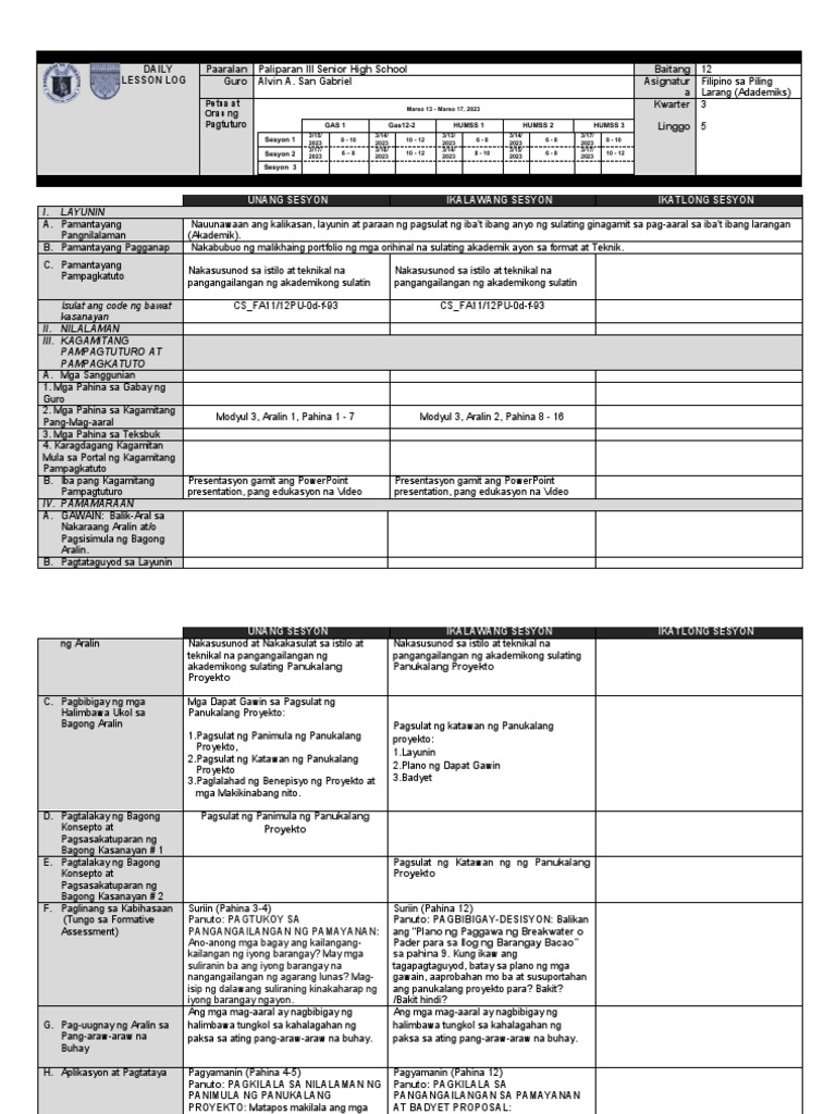 DLL - Piling Larang Akademiks WK5 | PDF