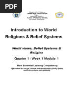 Grade 11: Intro to World Religions Module 1 | PDF | Theology | Polytheism